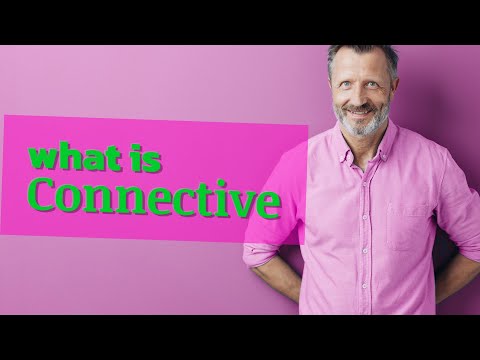 Connective | Meaning of connective π