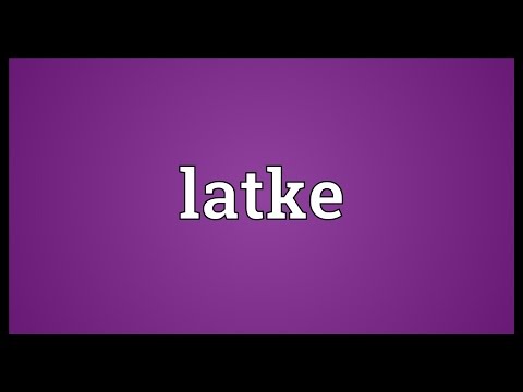 Latke Meaning
