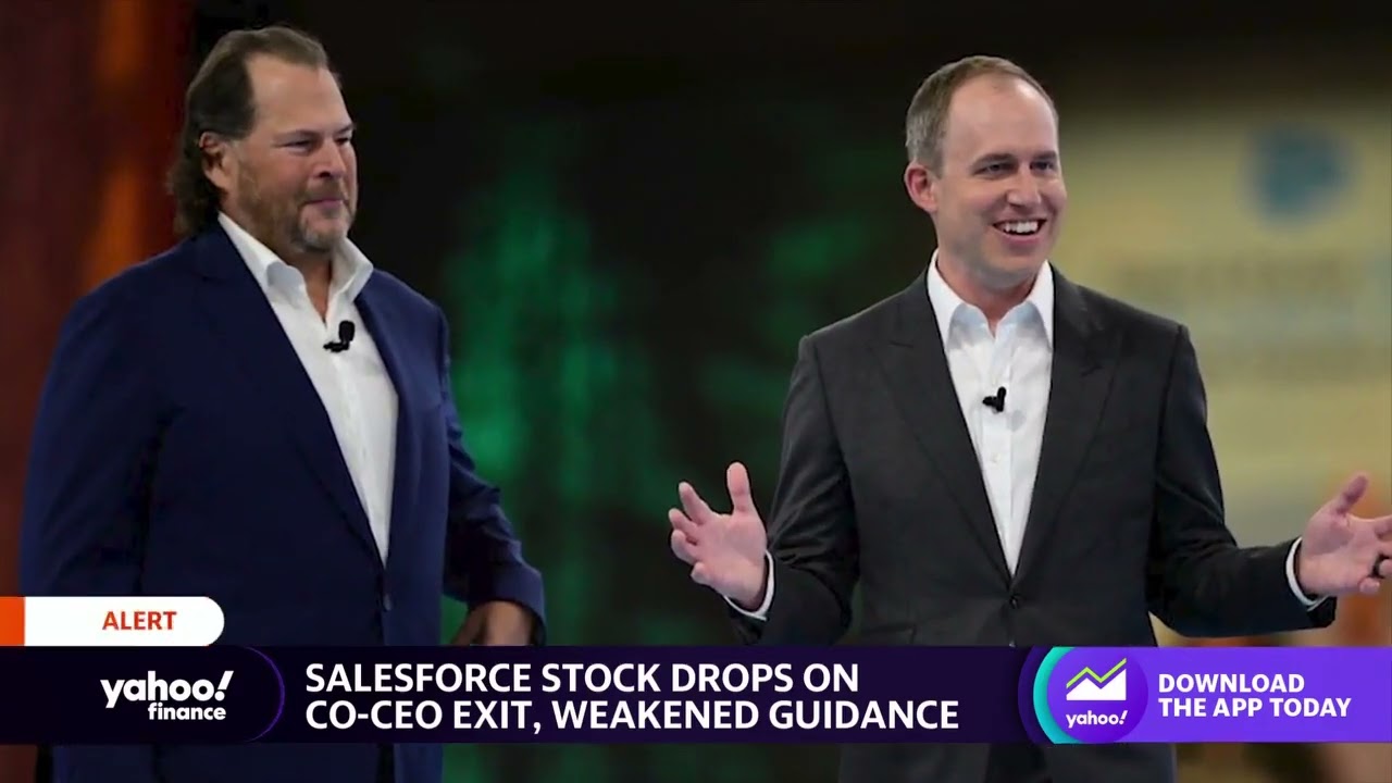 Salesforce stock drops as co-CEO Bret Taylor steps down