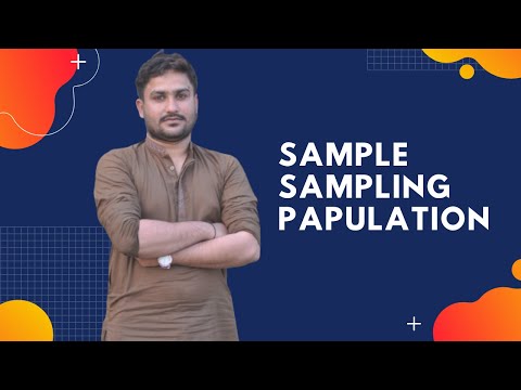 Population | Sample | Sampling | Define Sample/ Define Sampling/ Define Population in Urdu Hindi