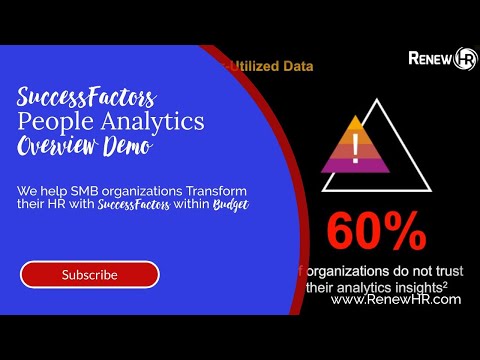 Fact based Decision making I SAP SuccessFactors People Analytics Solution Overview