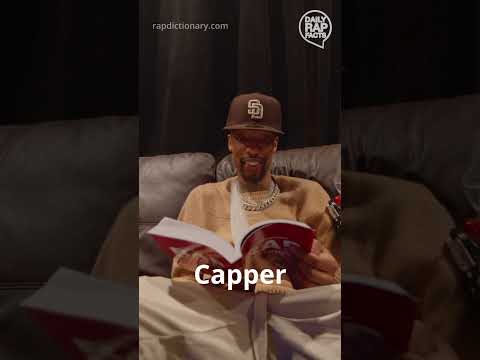 Sonny Digital reads "Capper" from the Rap Dictionary