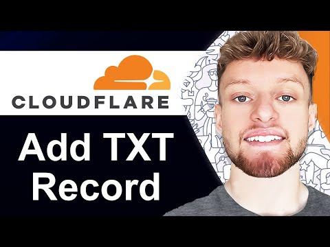 How To Add TXT Record in DNS Cloudflare (Step By Step)