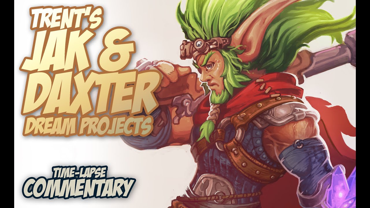 Jak and Daxter 4 Character Concept art (Time-Lapse)