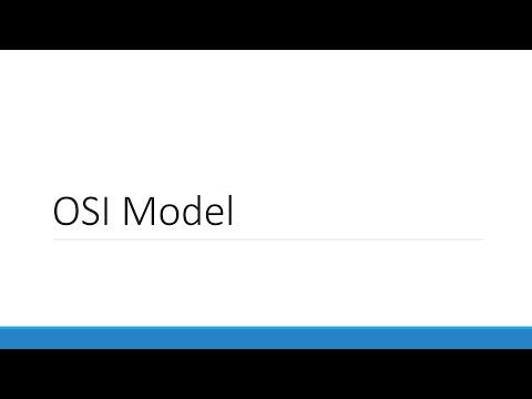 Networking Basics, the OSI Model