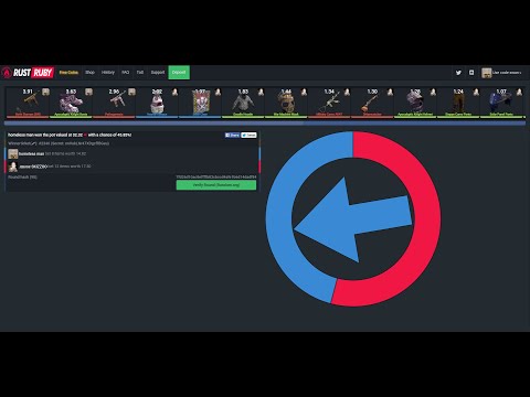 *NEW* RUST GAMBLING SITE! (RUSTRUBY) JACKPOT/COINFLIP!