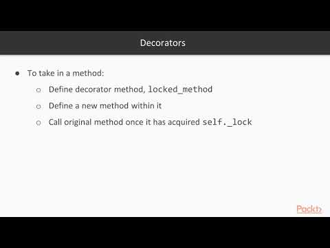 Learn Learning Concurrency in Python Sets and Decorator | packtpub com - Mind Luster