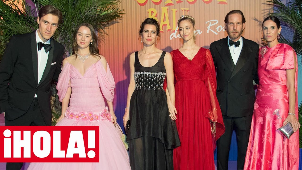 Los Grimaldi, casi al completo, viven una noche muy caribeña en el Baile de la Rosa de Mónaco