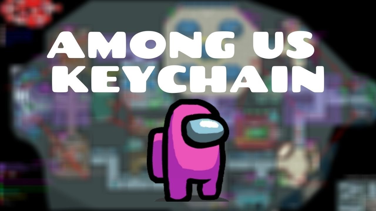 Among Us Keychain DIY | Air Dry Clay