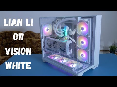 Lian Li Vision white Build | Intel i7 13700K | Asus TUF RTX 4070 ti White