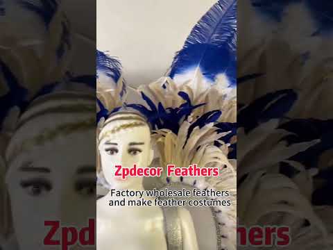 Factory wholesale feathers and make feathers costumes from #zpdecorfeathers #carnivalcostumes