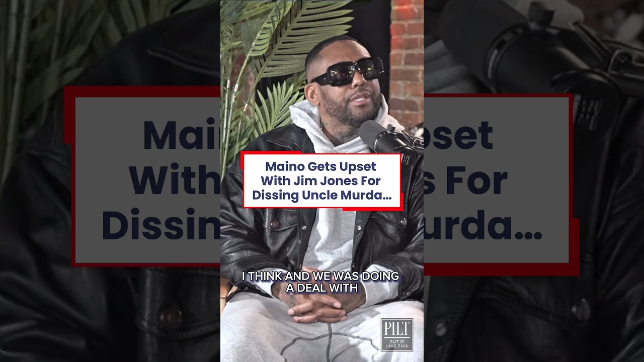 Maino gets SERIOUS with Jim Jones! 🛑  #ArtistToArtist #maino #jimjones