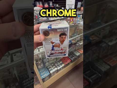 Lets open a $70 Blaster Box of the New 2023-24 Topps Chrome Basketball Cards #sportscards