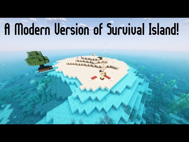 Modern Survival Island Minecraft Map