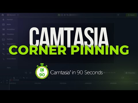 Create a heroic 3D Look in Your Camtasia Project with Corner Pinning