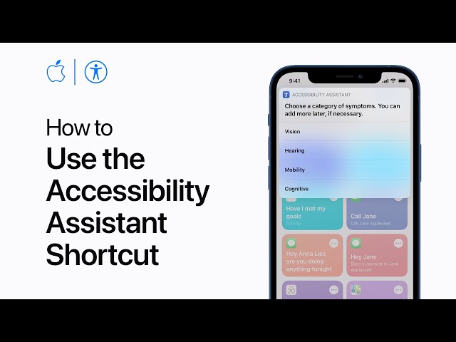 Apple's Accessibility Assistant shortcut will tell you how to improve ...