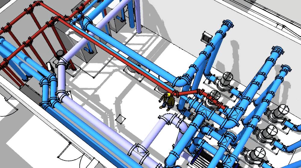3D Model of a Pump Room