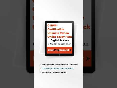 C EFM® Certification Ultimate Review Online Study Pack