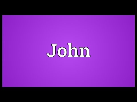 John Meaning