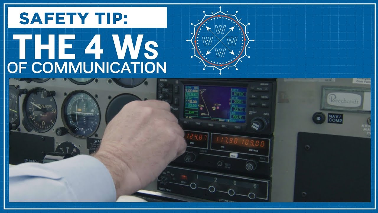 ASI Safety Tip: Four Ws of Communication