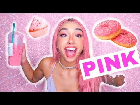 DOING Everything In ONE COLOR For 24 Hours CHALLENGE!!
