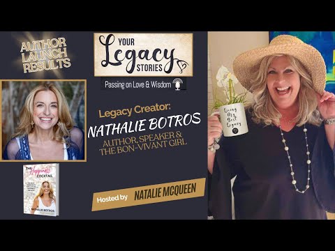Your Legacy Stories Podcast with Host Natalie McQueen and Guest Nathalie Botros Book Launch Resul
