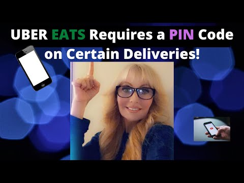 Uber Eats Requires a PIN CODE on CERTAIN DELIVERIES? UberEats Driver || Gig Life With Lexi