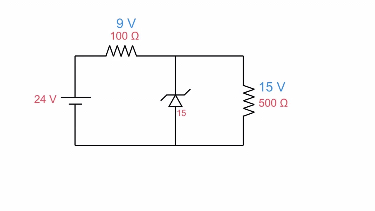 Zener as a voltage regulator