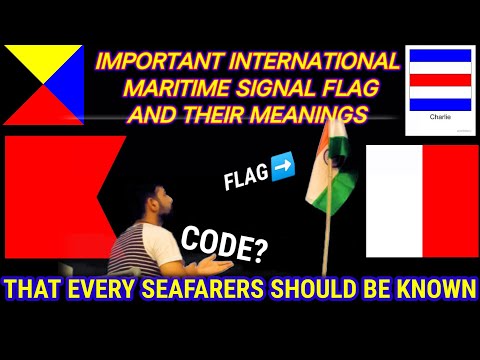 Important International Maritime Signal flag and their meanings #maritimeflagcode || Mariner Sahil||