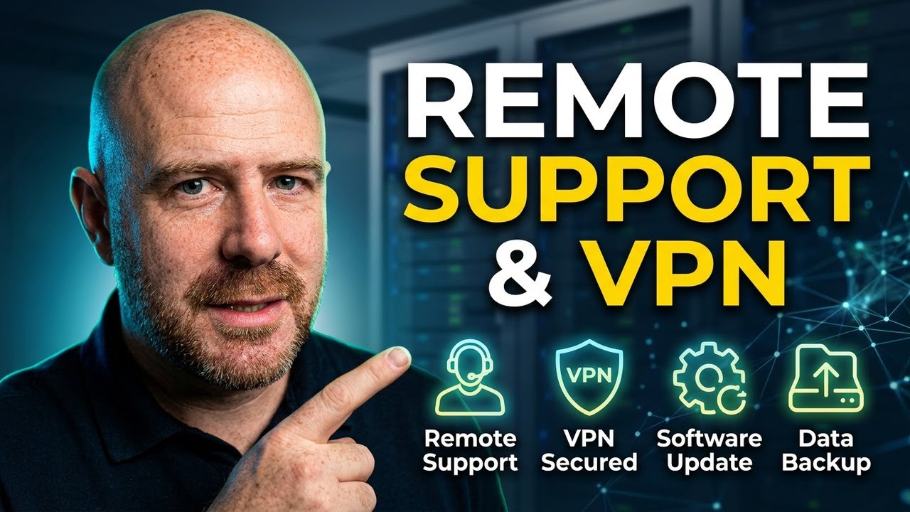 Complete IT Infrastructure Guide: Remote Support, VPN & Security
