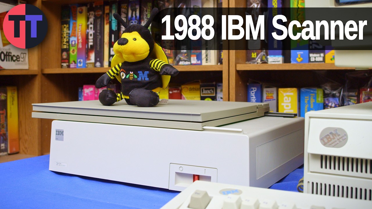What were scanners like in the 80s? - 1988 IBM PageScanner 3119