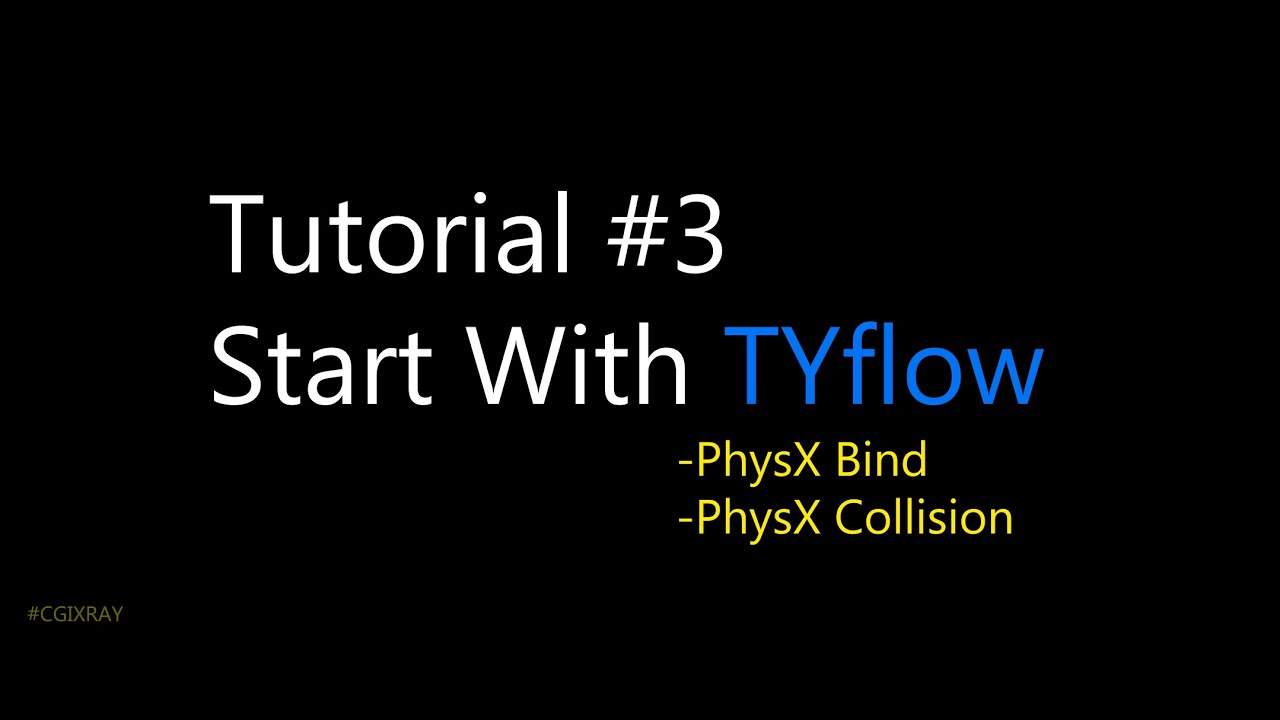 Beginner 3ds max Tutorial 3 Tyflow
