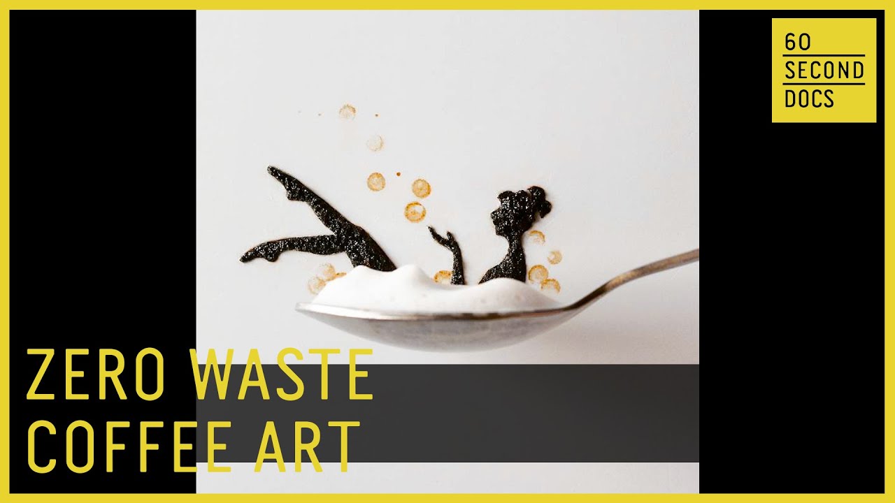 Zero Waste Coffee Art
