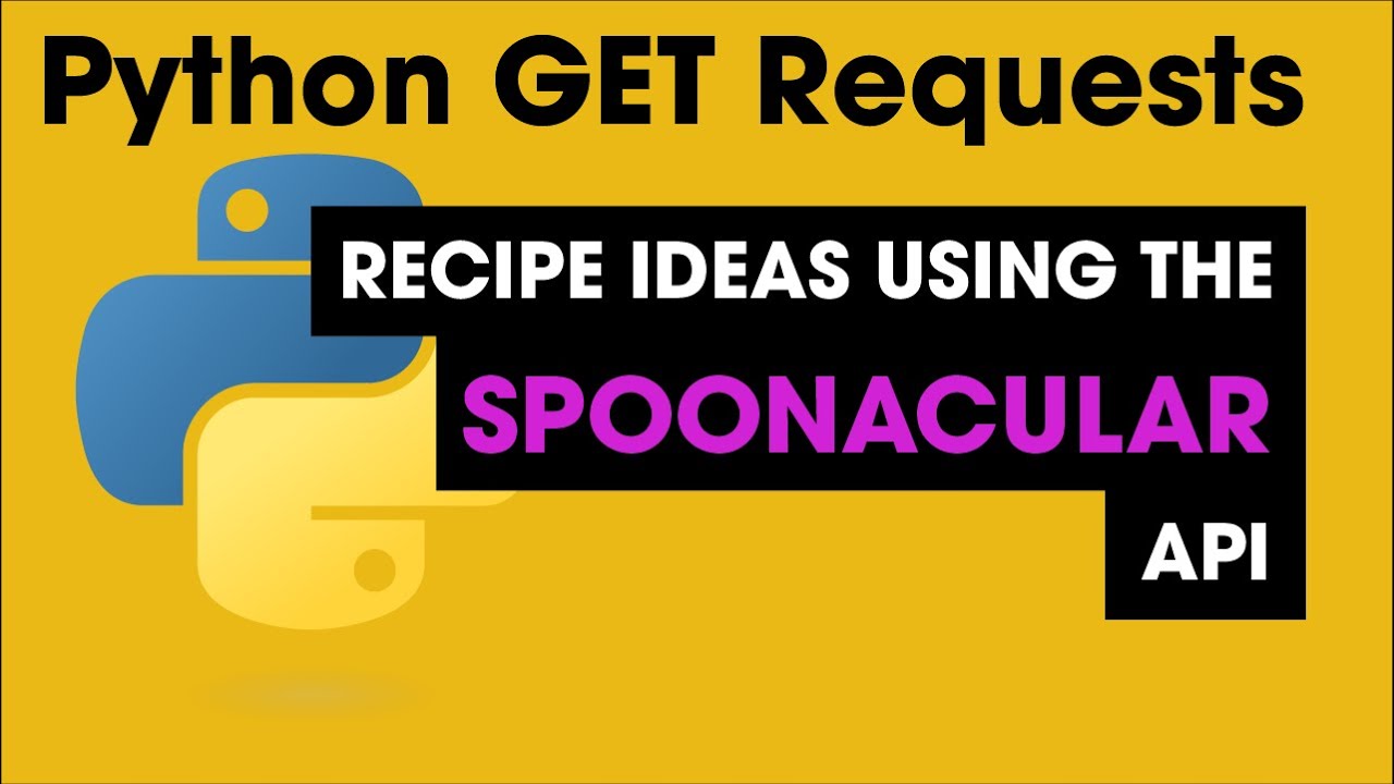 How To Use The Spoonacular API and Python #shorts #pythonforbeginners #pythontutorial