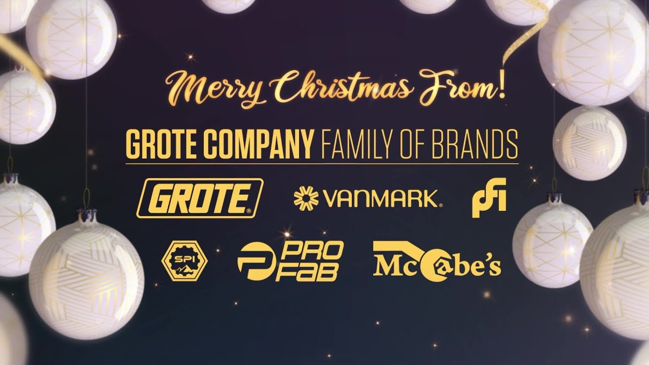 Happy Holidays 2025 from the Grote Company Family of Brands