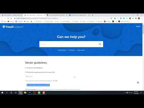 Freepik Vector & PSD Technical Requirement | Graphics Design Tutorial | 2024