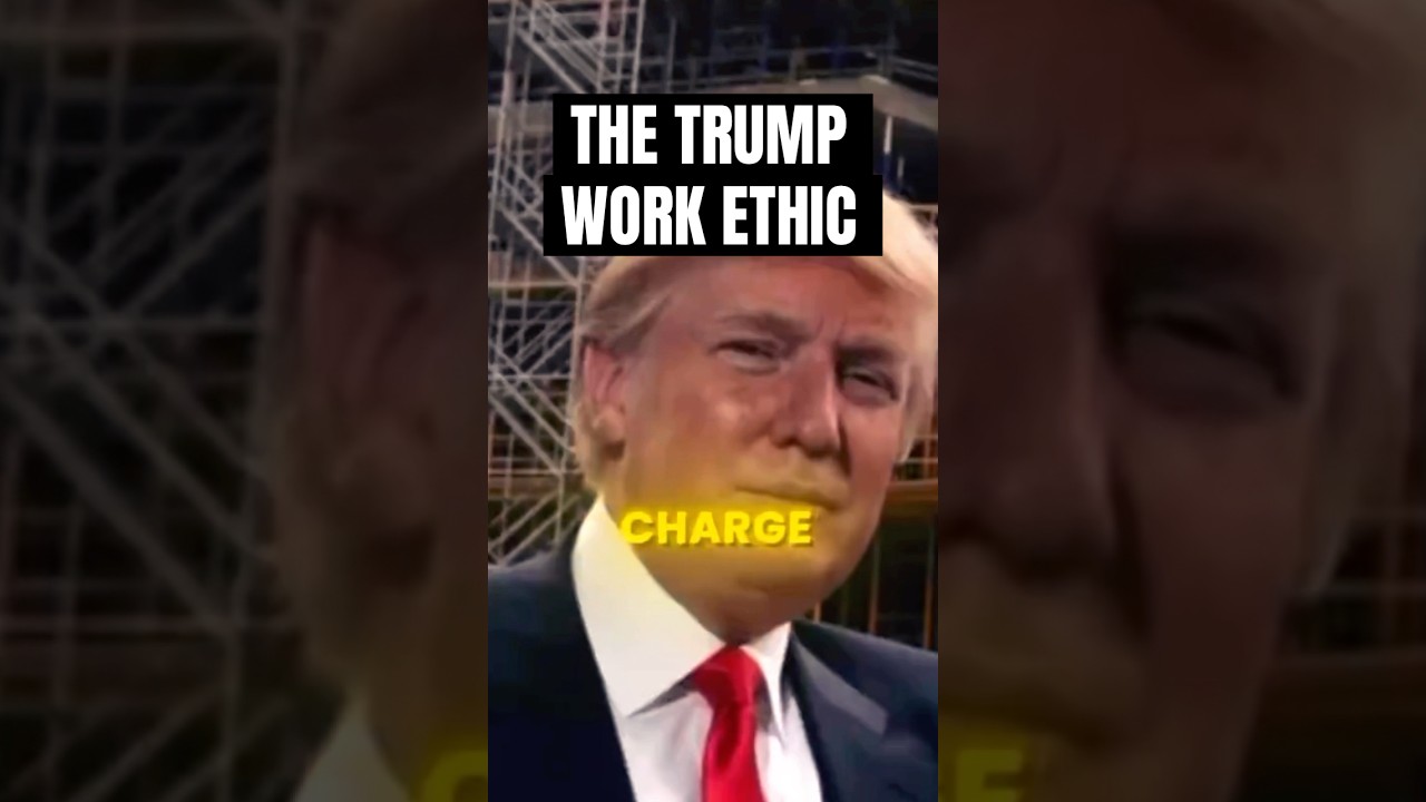 The Trump Work Ethic. #education #business #trump #motivation #maga #mindset #hardwork #success