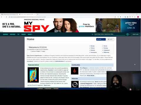 What is the Open Source Superhero Wikia?