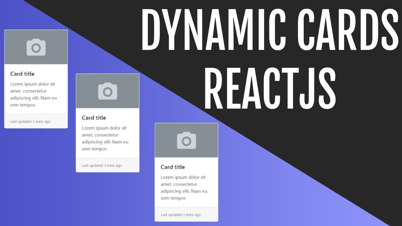 Dynamically Create Cards In ReactJS Using React-Bootstrap