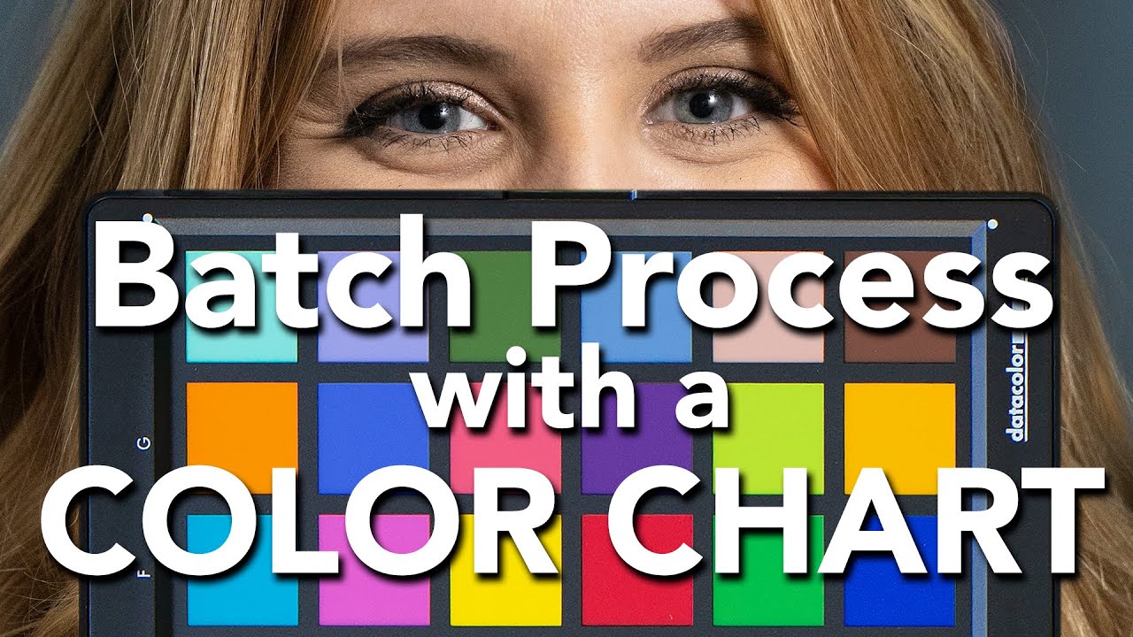 Why Use A Color Chart For Batch Editing?