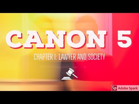 Canon 5; CODE OF PROFESSIONAL RESPONSIBILITY [Audio Codal]