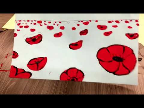 Poppies for veterans day