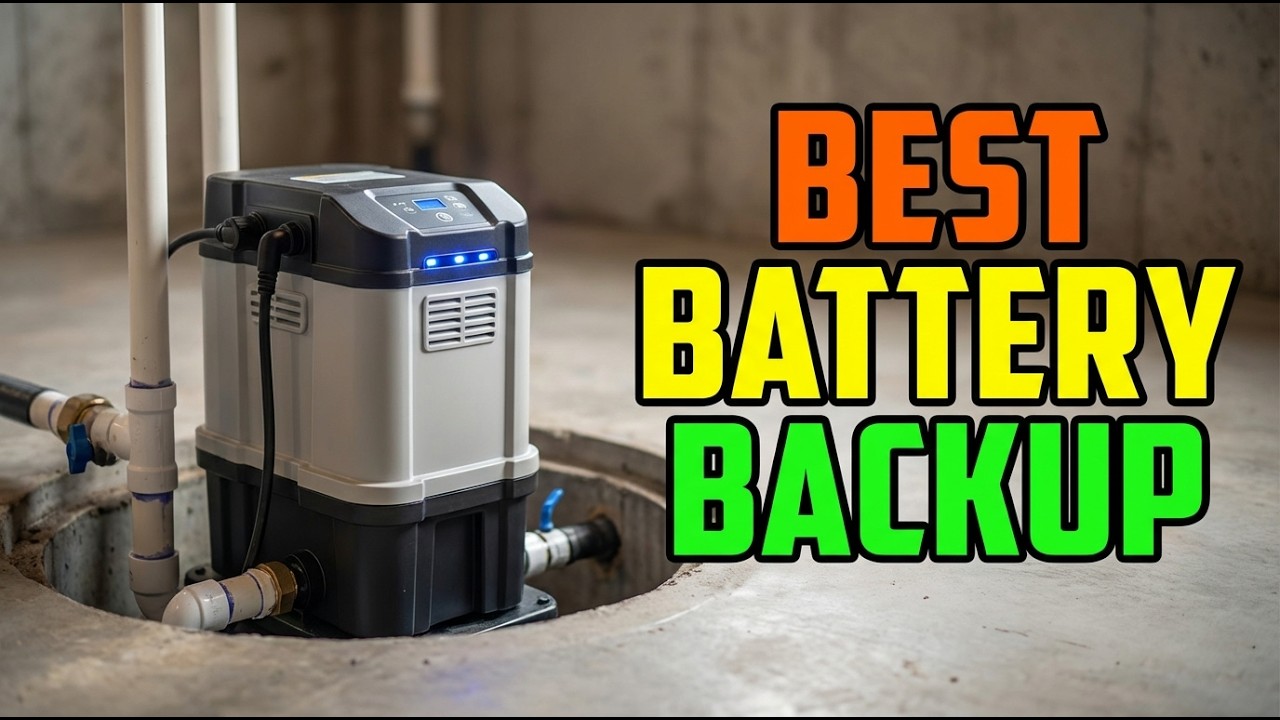 TOP 5 Best Battery Backup Sump Pump 2026