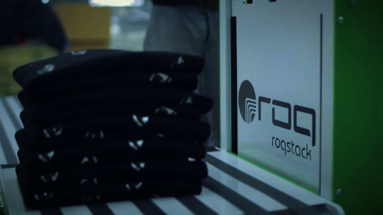 Automatically STACK up to 800 Pieces per Hour with the ROQ STACK