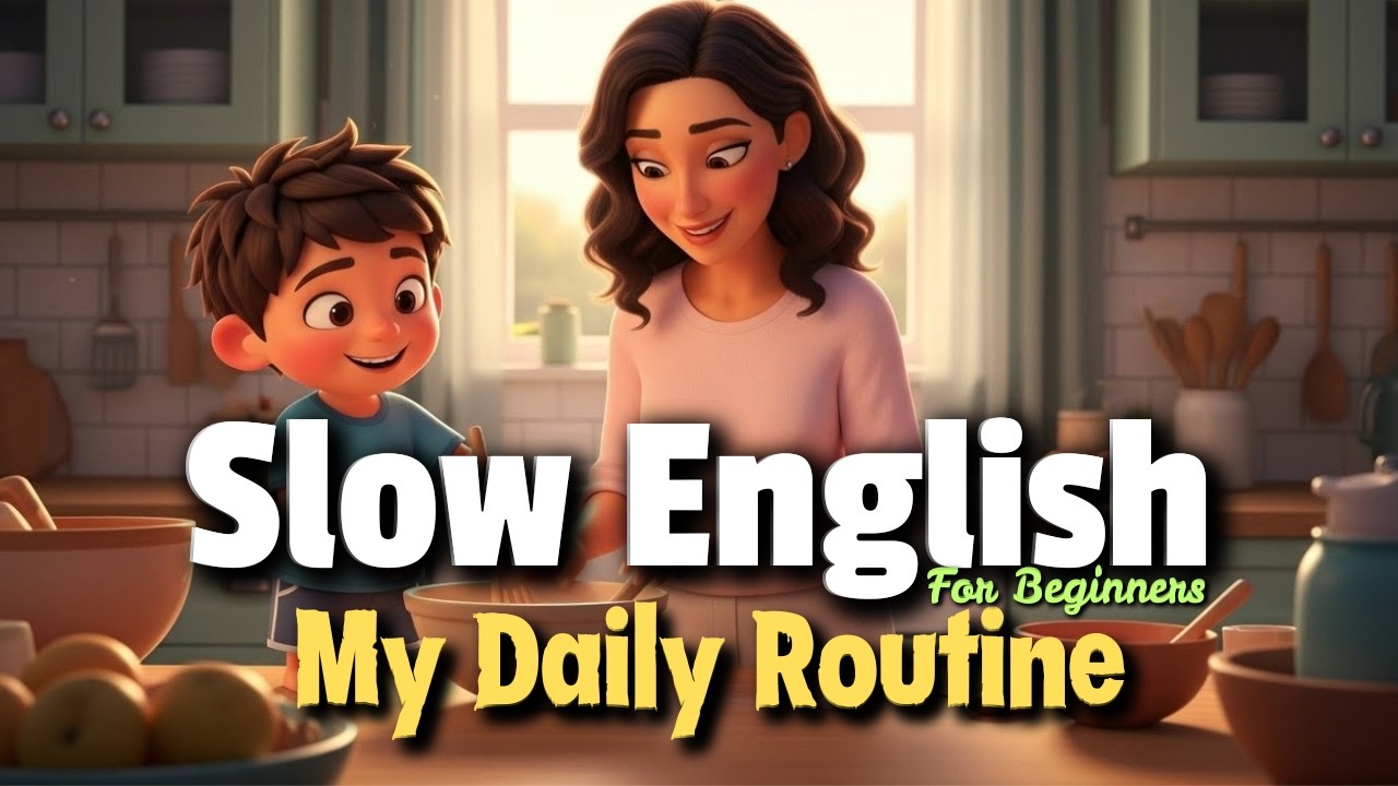 My Daily Routine as a Mom | Easy English Listening Story for Beginners (A2 Level)