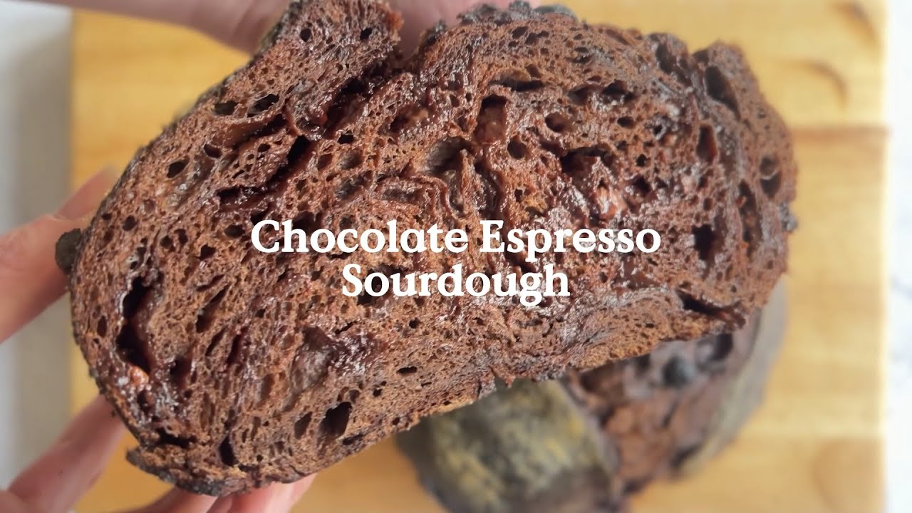Weekend Bake: Rich Chocolate + Coffee Sourdough #Sourdough #ChocolateLovers #ChocolateFix