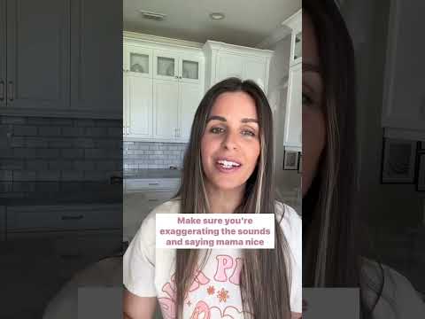 Teach your baby or toddler how to say Mama! | Tips from a speech therapist TinyTalkersSpeech.com