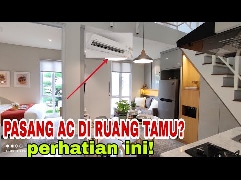 Pemasangan AC di Ruang Tamu, begini
