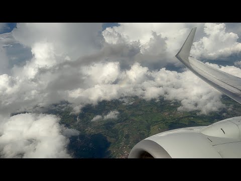 MAXIMUM POWER TAKEOFF ~ American Airlines Boeing 737-823 27K BUMP Takeoff from San Jose, Costa Rica