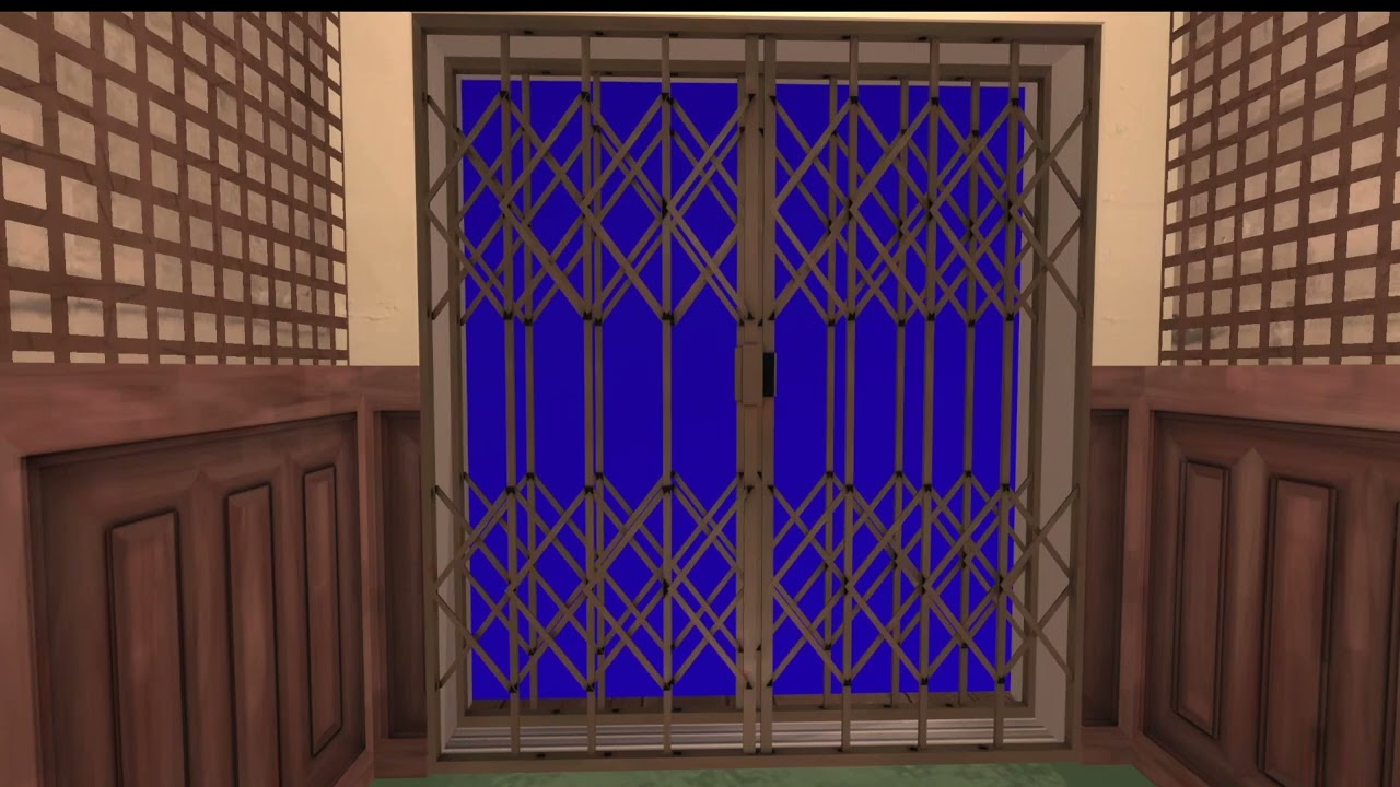 TF2 elevator bluescreen effect